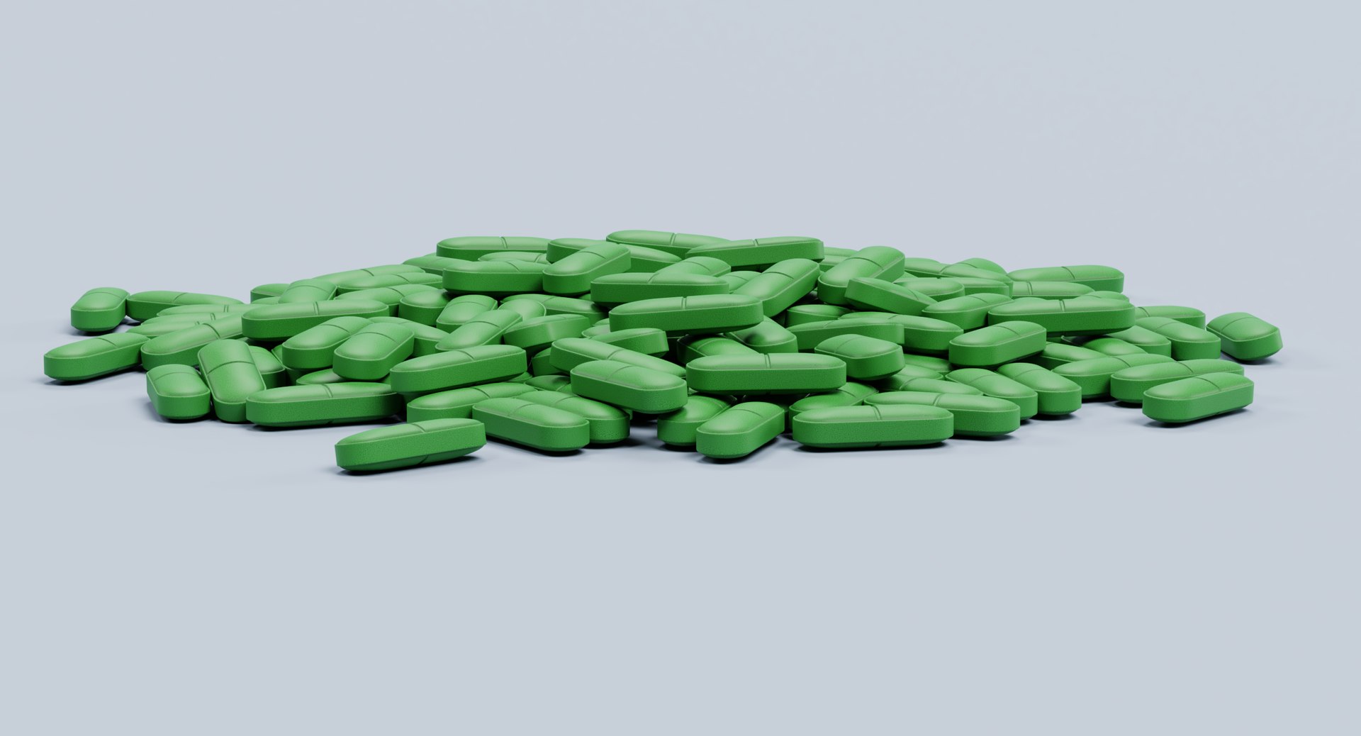 Pills Colored 3D Model - TurboSquid 2198761