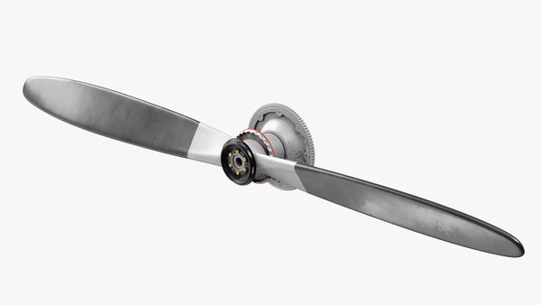 modelo 3d Airplane Propeller Two Blades - TurboSquid 1988209