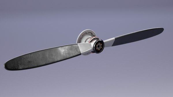 modelo 3d Airplane Propeller Two Blades - TurboSquid 1988209