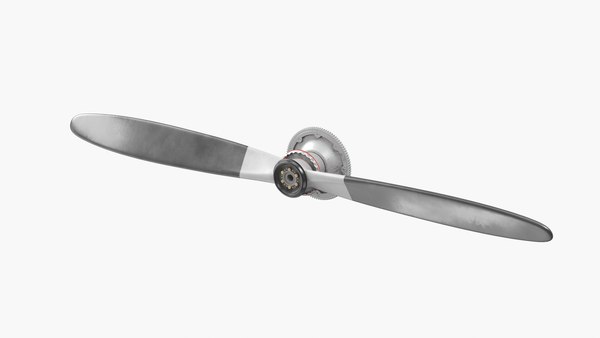 modelo 3d Airplane Propeller Two Blades - TurboSquid 1988209