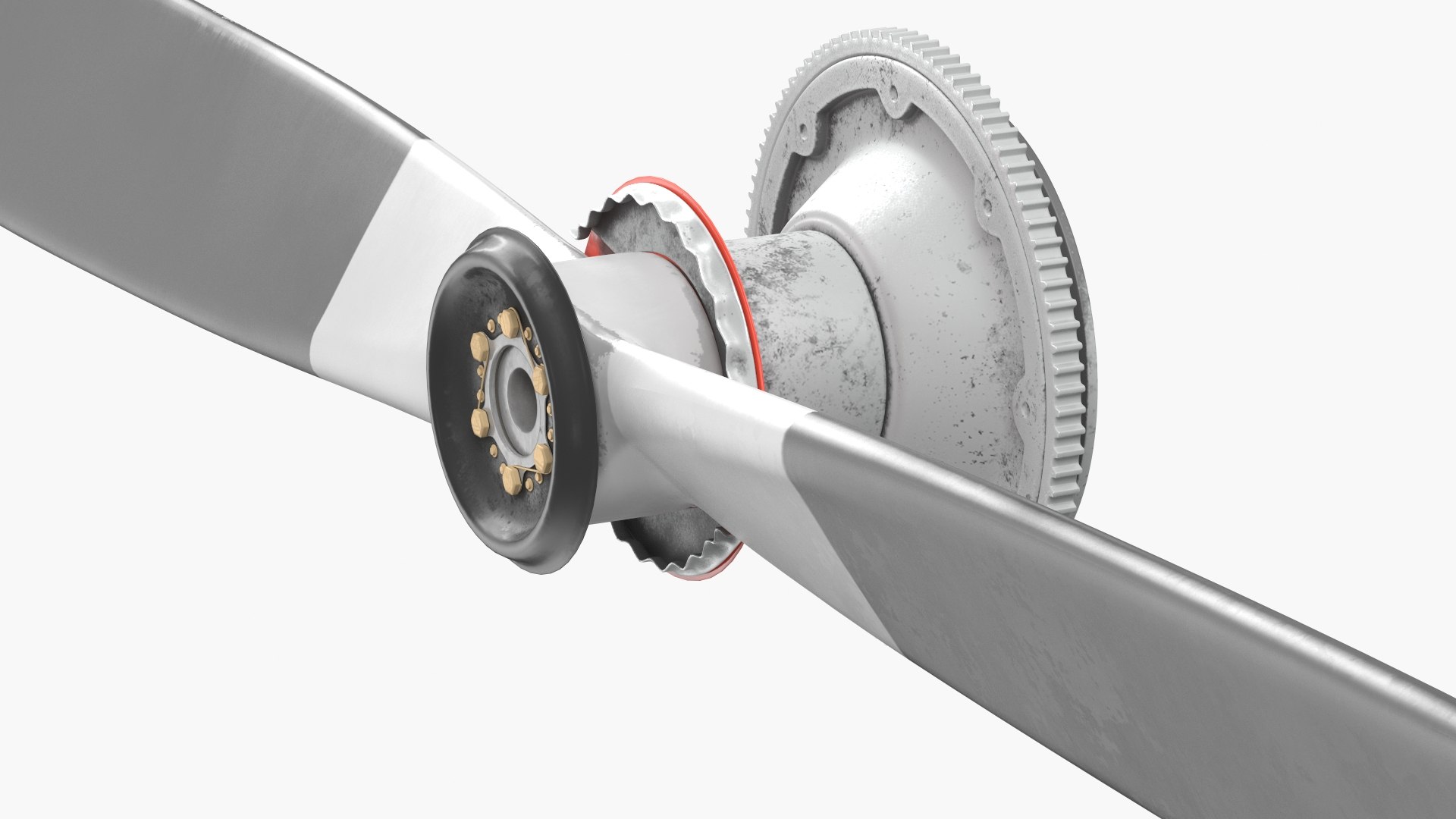3D Model Airplane Propeller Two Blades - TurboSquid 1988209