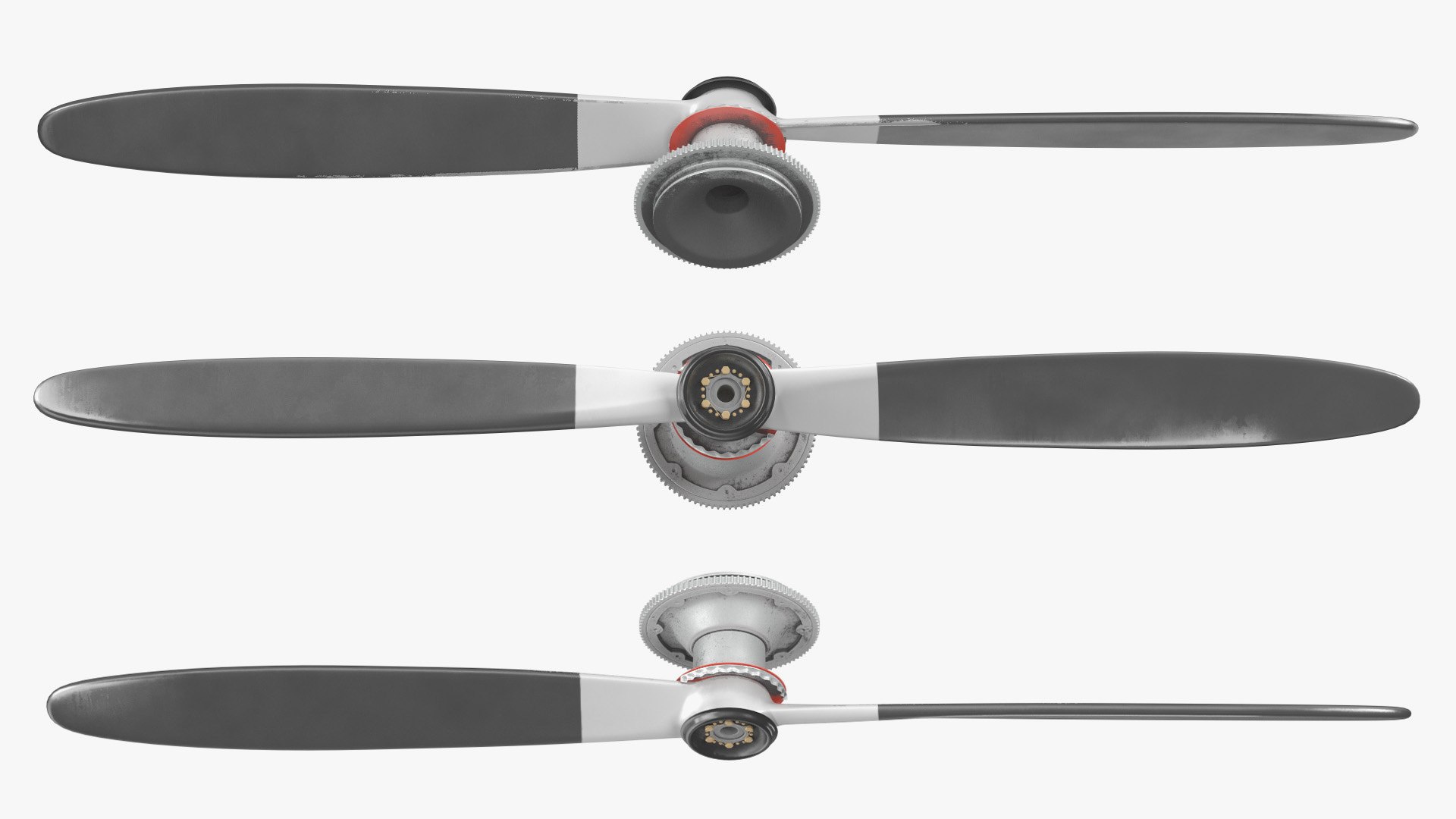 3D Model Airplane Propeller Two Blades - TurboSquid 1988209