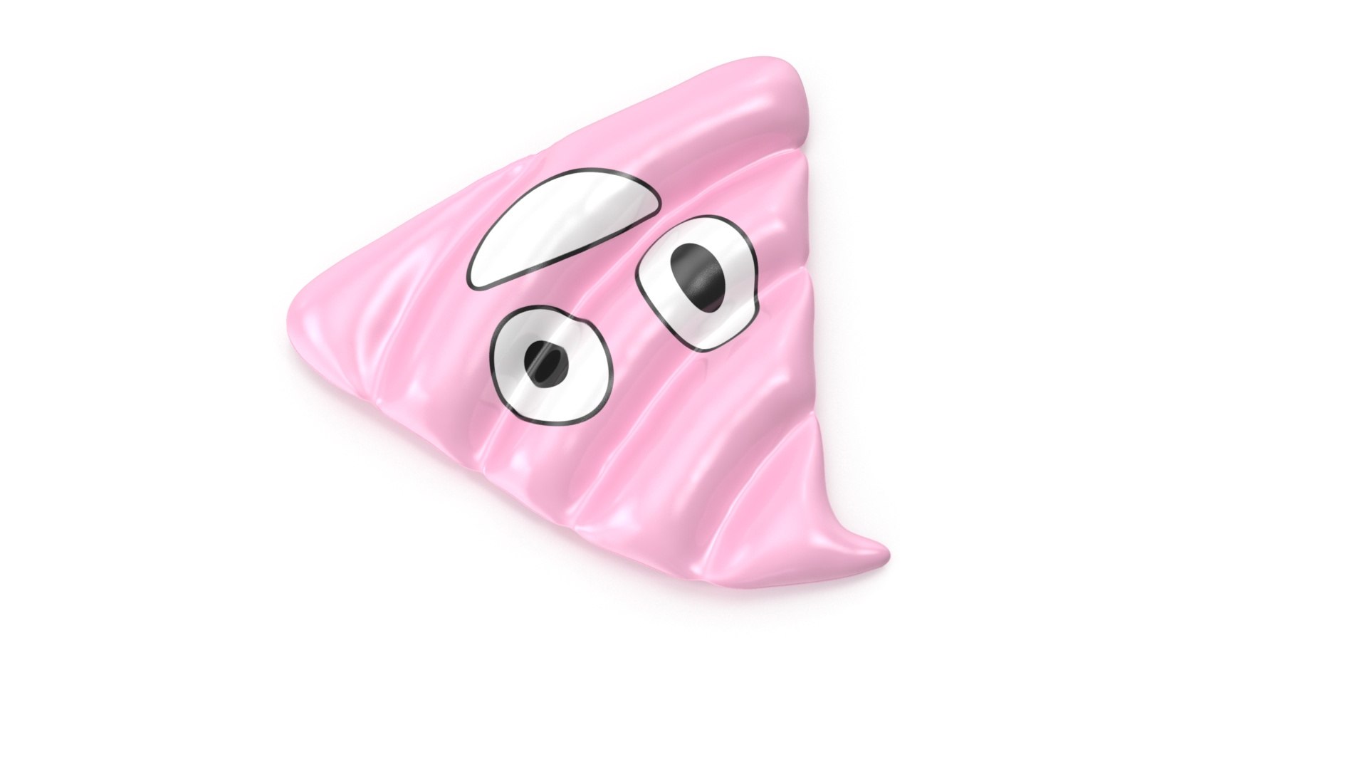 3D Giant Pink Poop Emoji Pool Float Model - TurboSquid 1729891