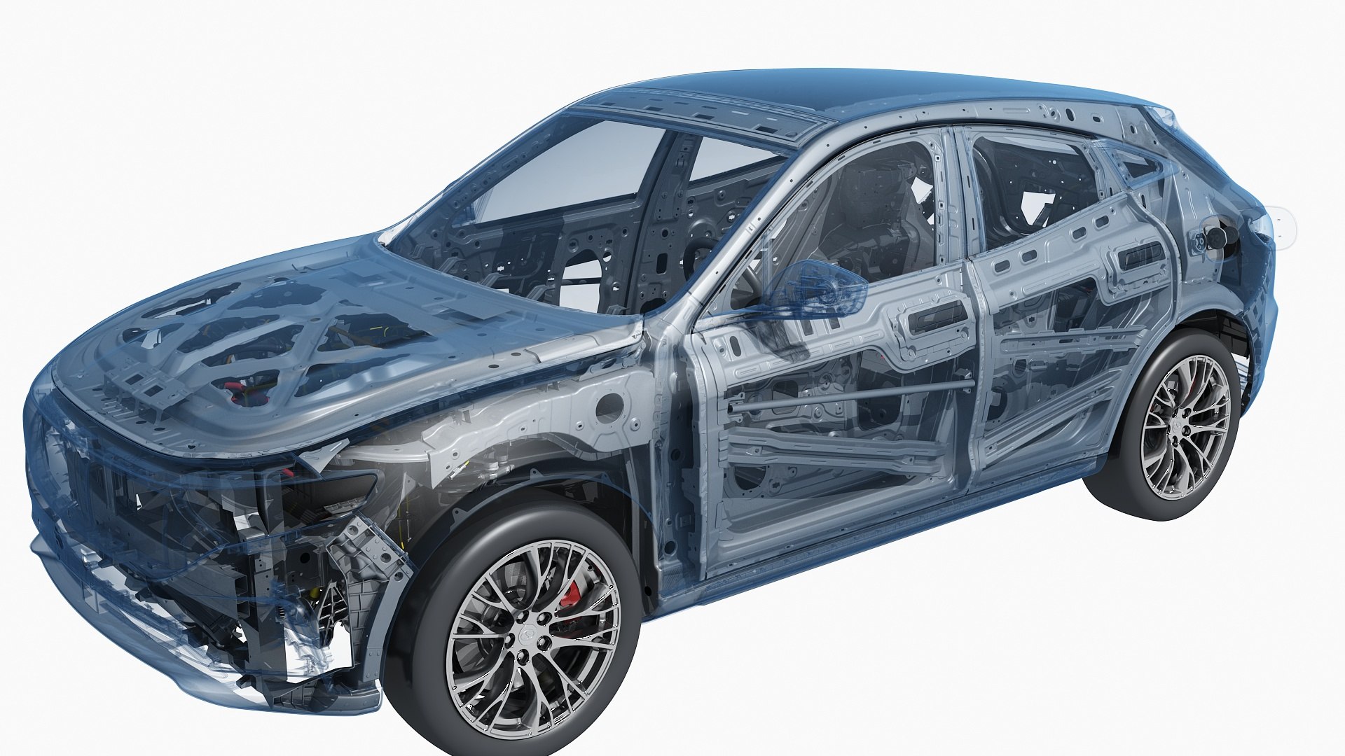 3D Electric SUV X-ray - TurboSquid 1971376