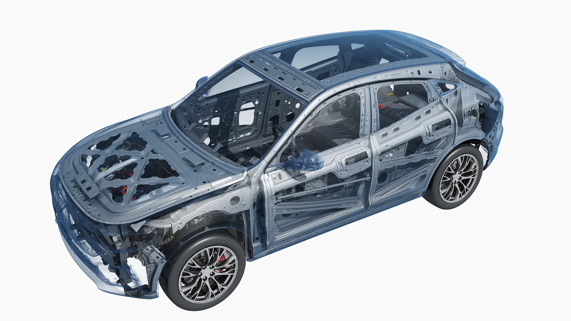 3D Electric SUV X-ray - TurboSquid 1971376