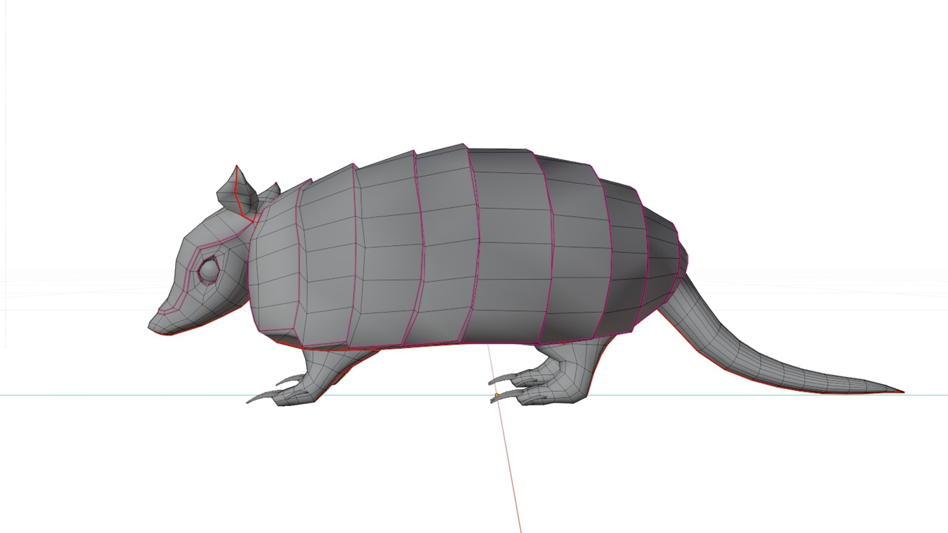 Free Armadillo Andean Model - TurboSquid 1732536