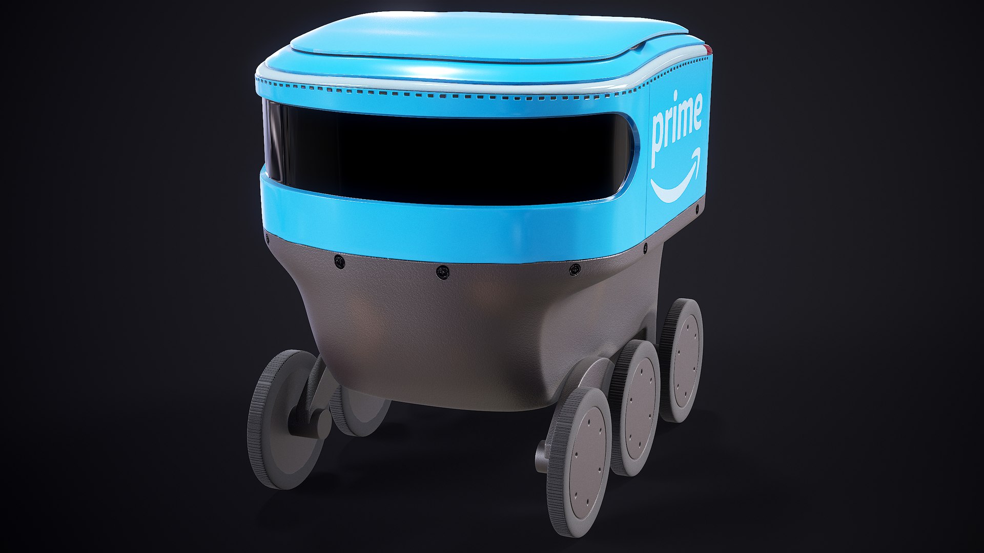 3D Delivery Robot Amazon Prime Scout Model - TurboSquid 1745886