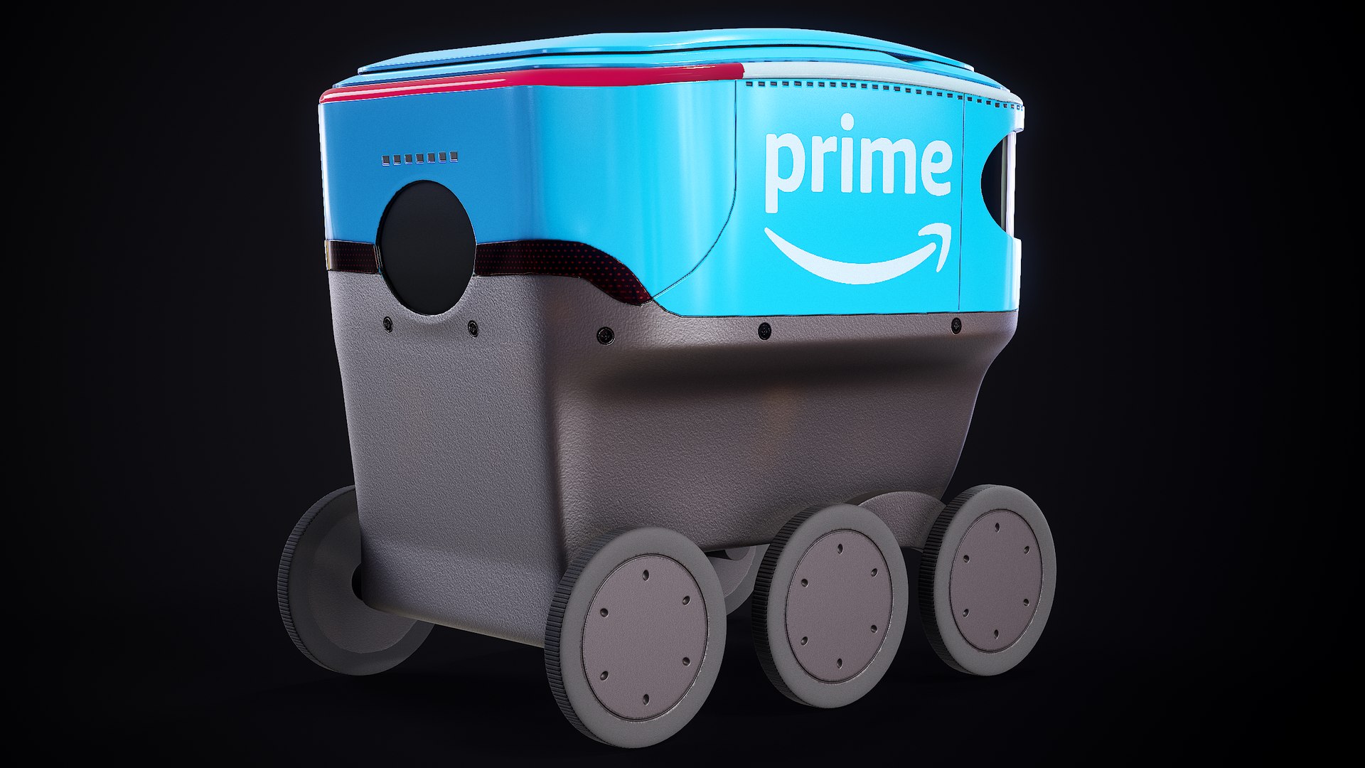 3D Delivery Robot Amazon Prime Scout Model - TurboSquid 1745886