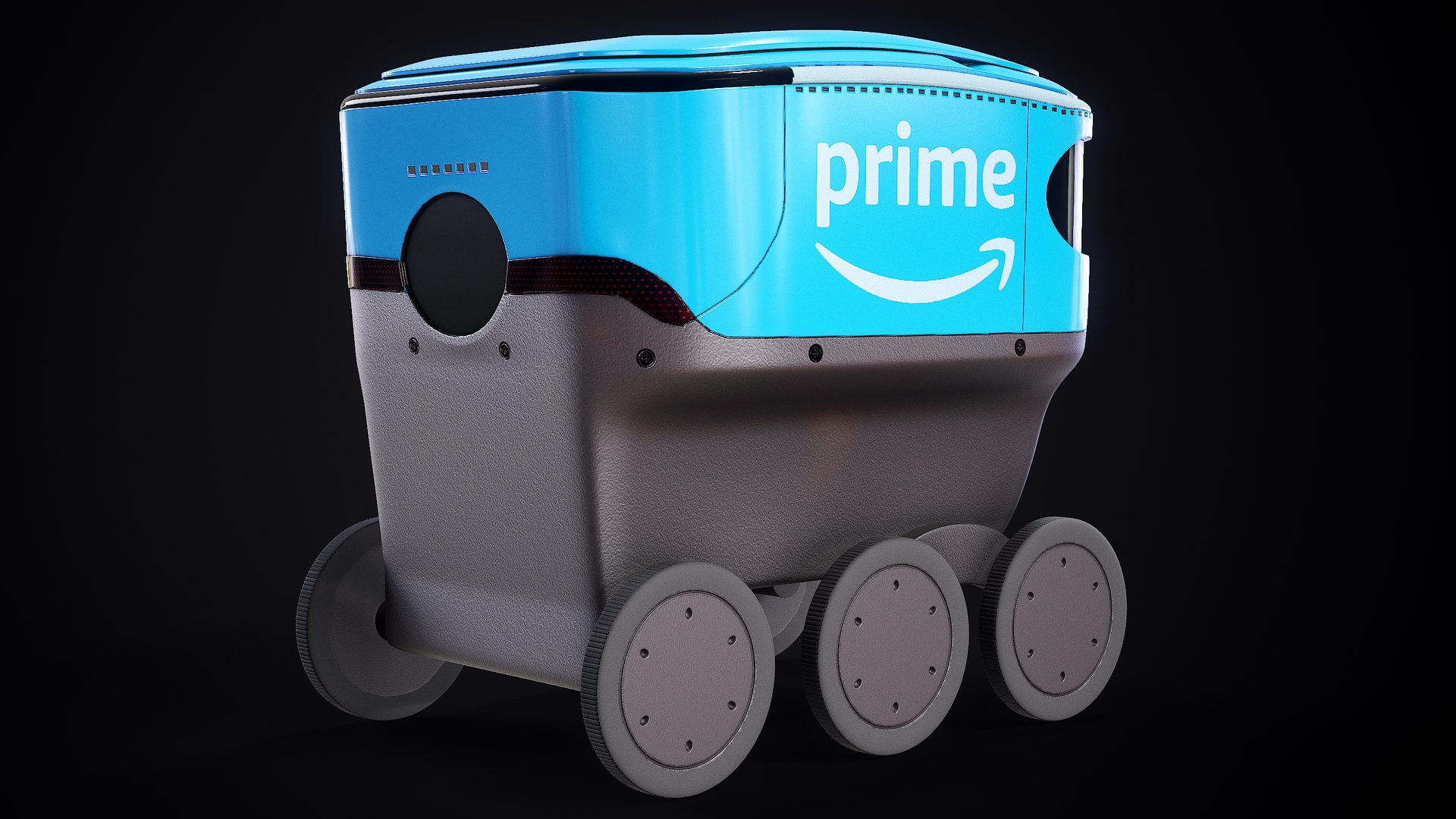 3D Delivery Robot Amazon Prime Scout Model - TurboSquid 1745886