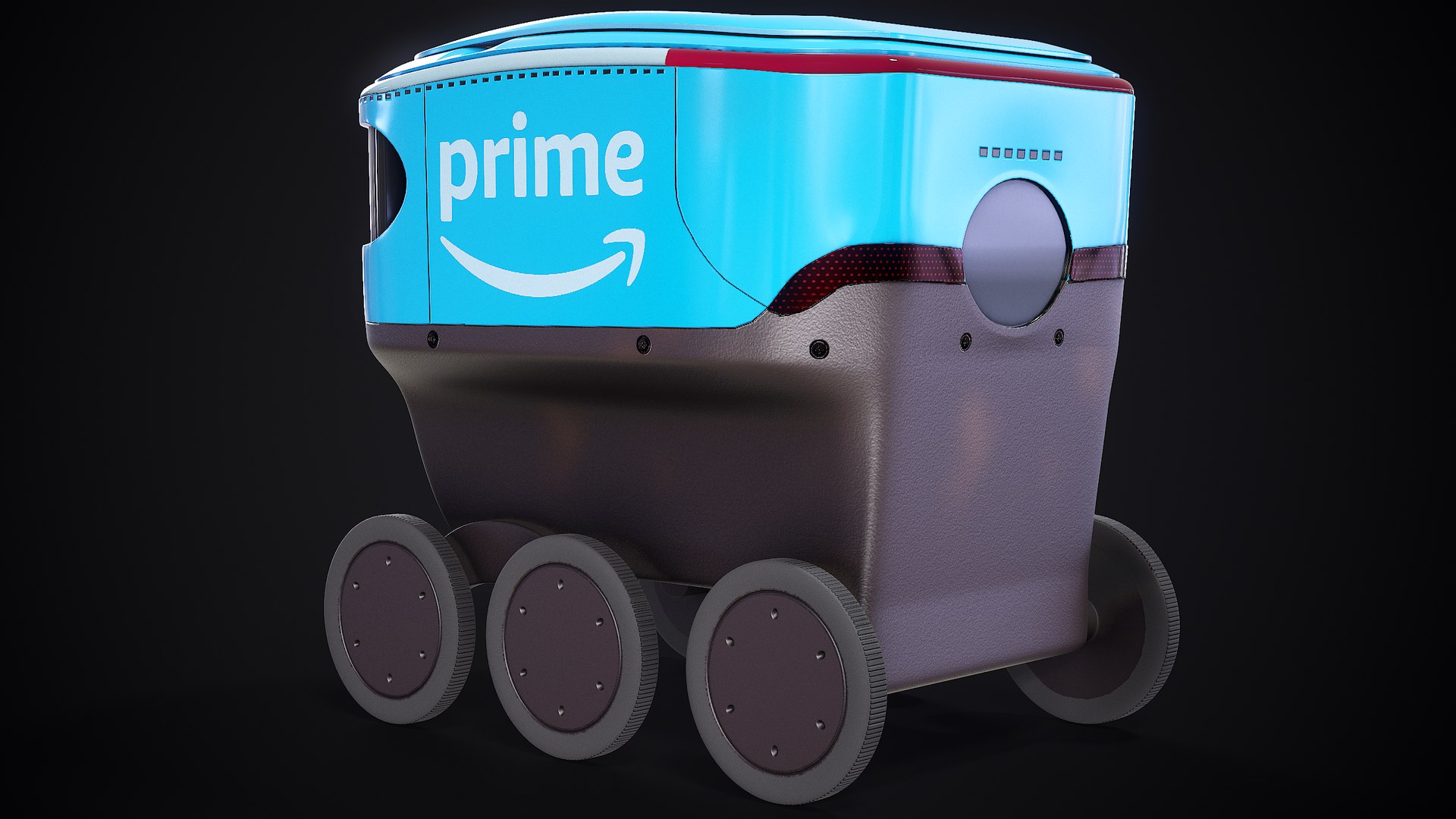 3D Delivery Robot Amazon Prime Scout model - TurboSquid 1745886
