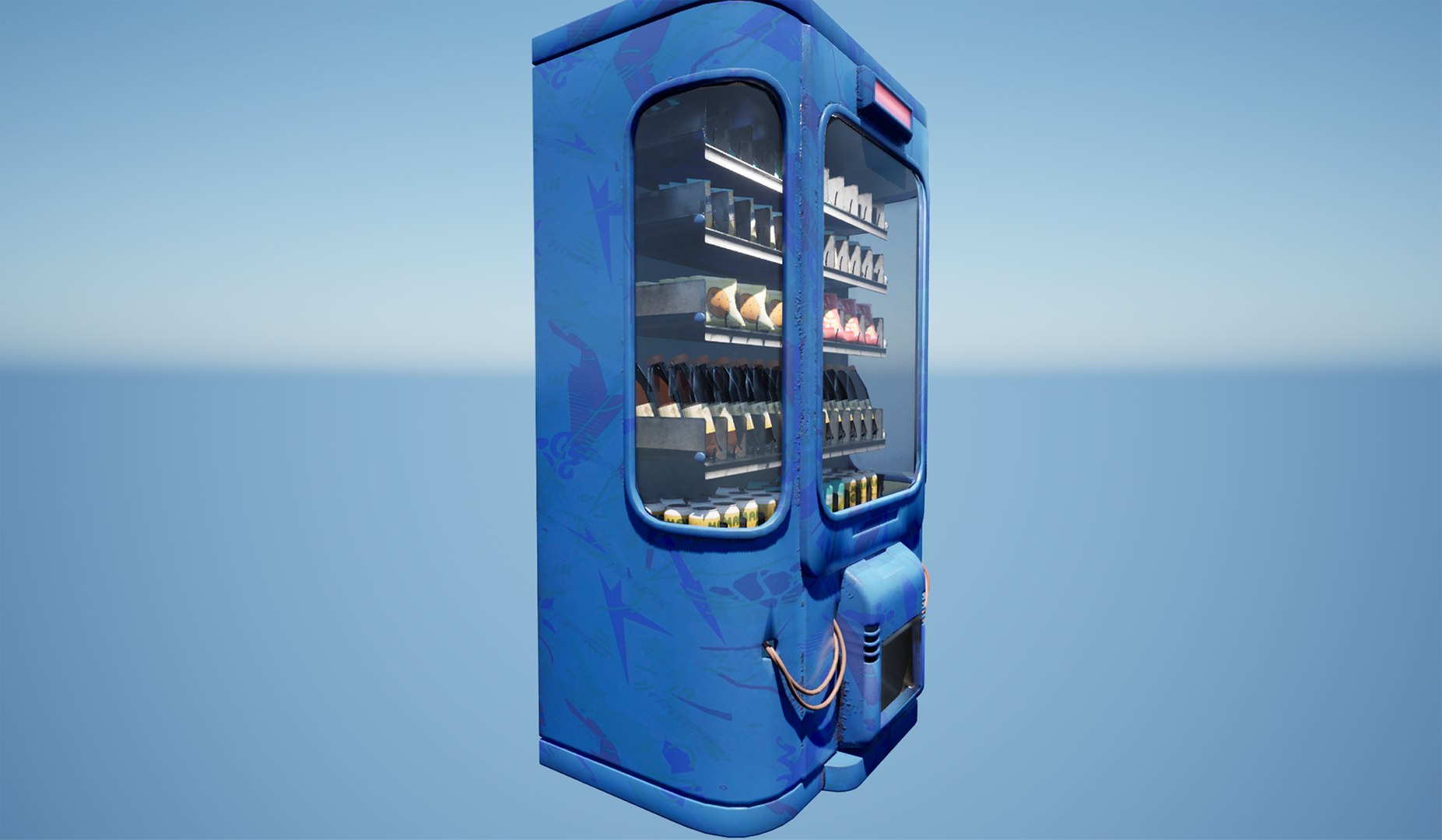 Cyberpunk Vending Machine 3D Model - TurboSquid 2260066