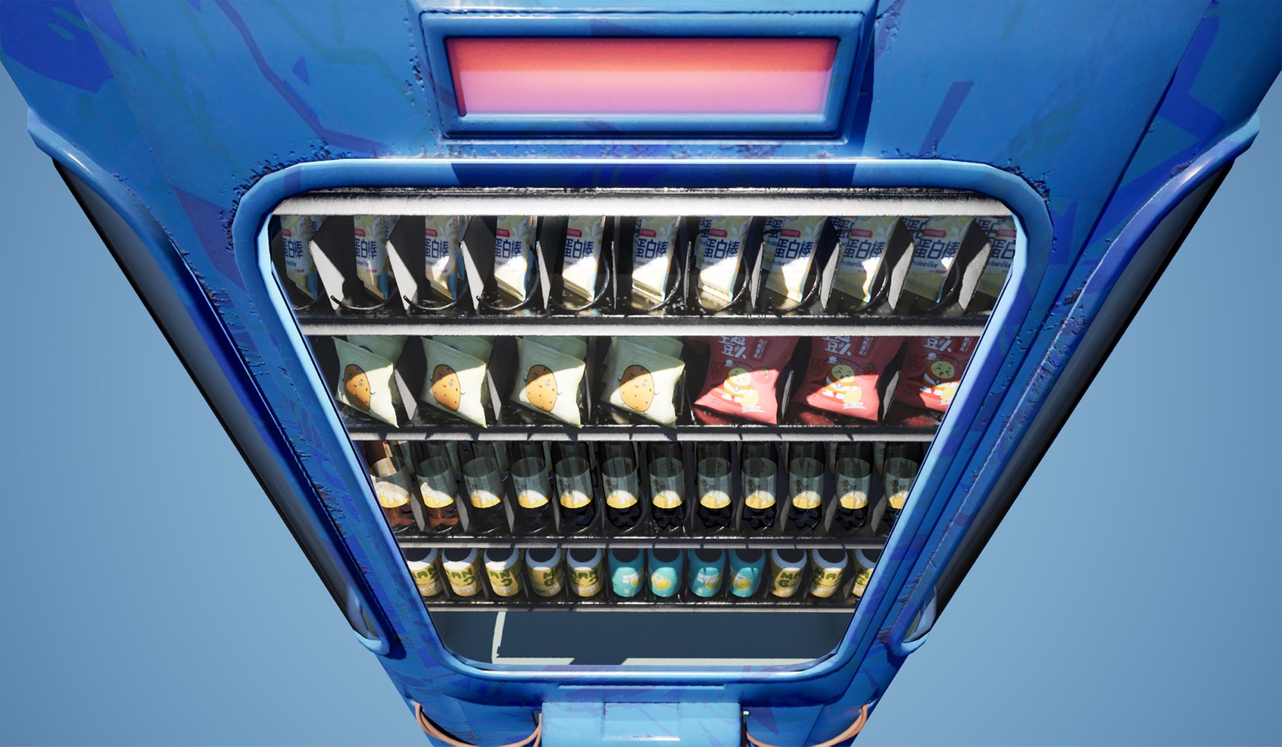 Cyberpunk Vending Machine 3D Model - TurboSquid 2260066