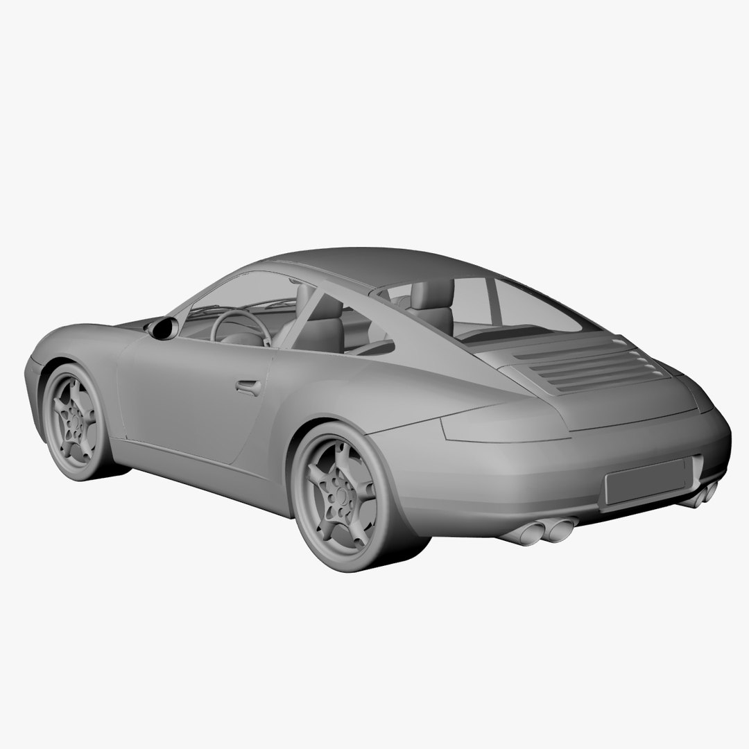 3d Porsche 997 2005 Model