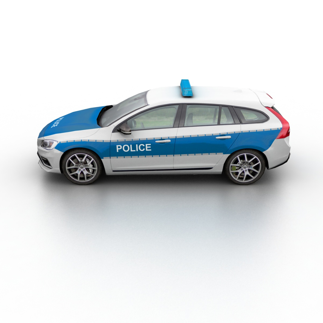 V60 2015 Police 3d 3ds