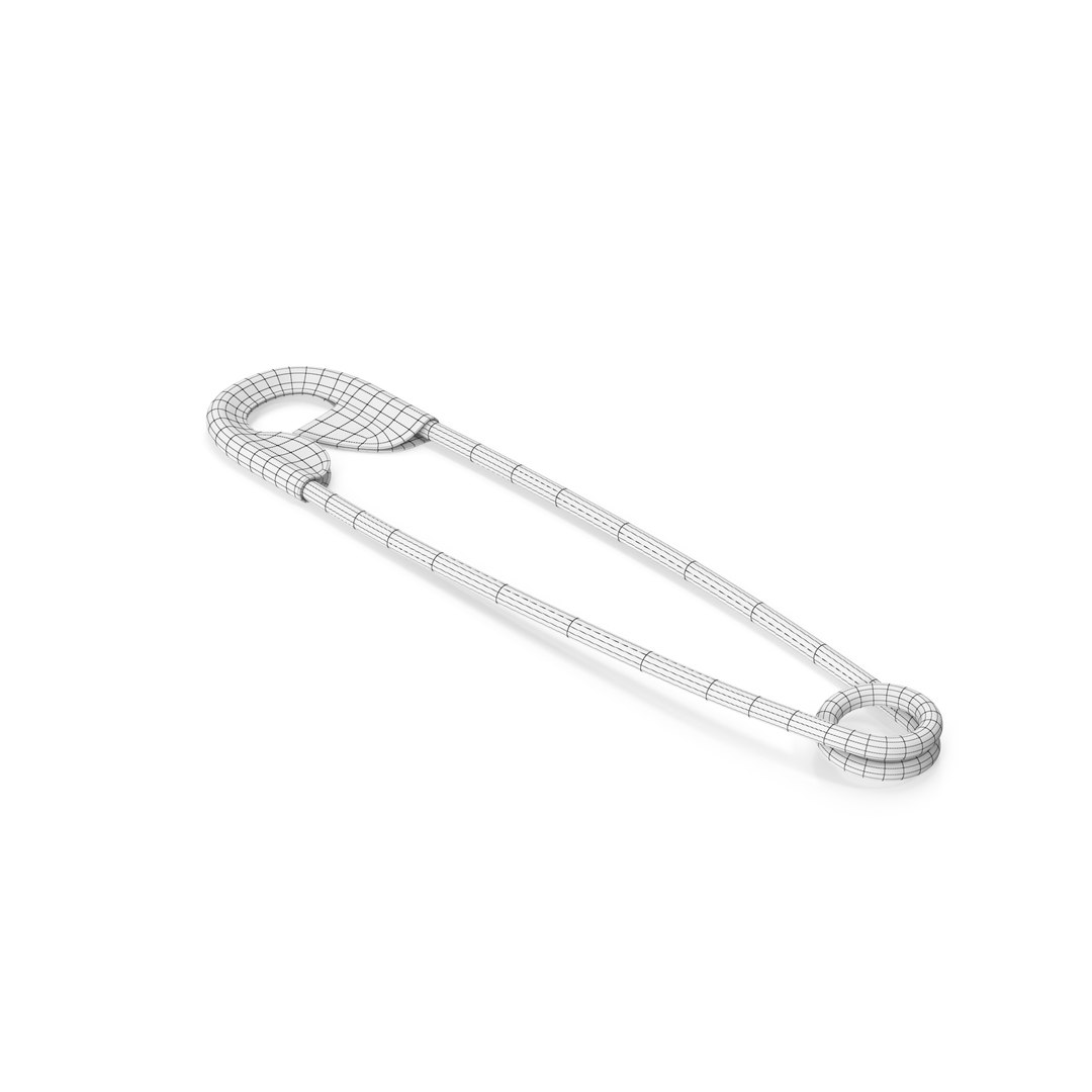 Safety Pin 3D Model - TurboSquid 2006381