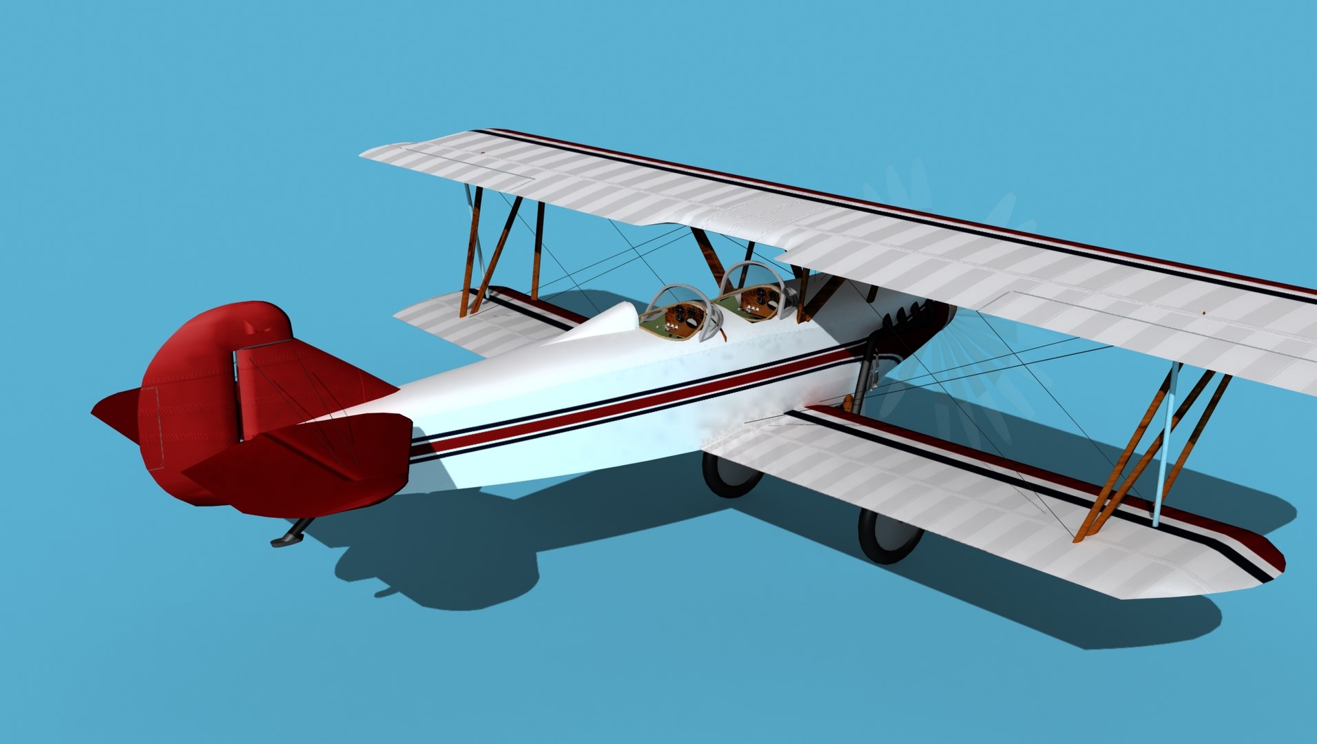 3D Travelair 2000 V07 Model - TurboSquid 1924840