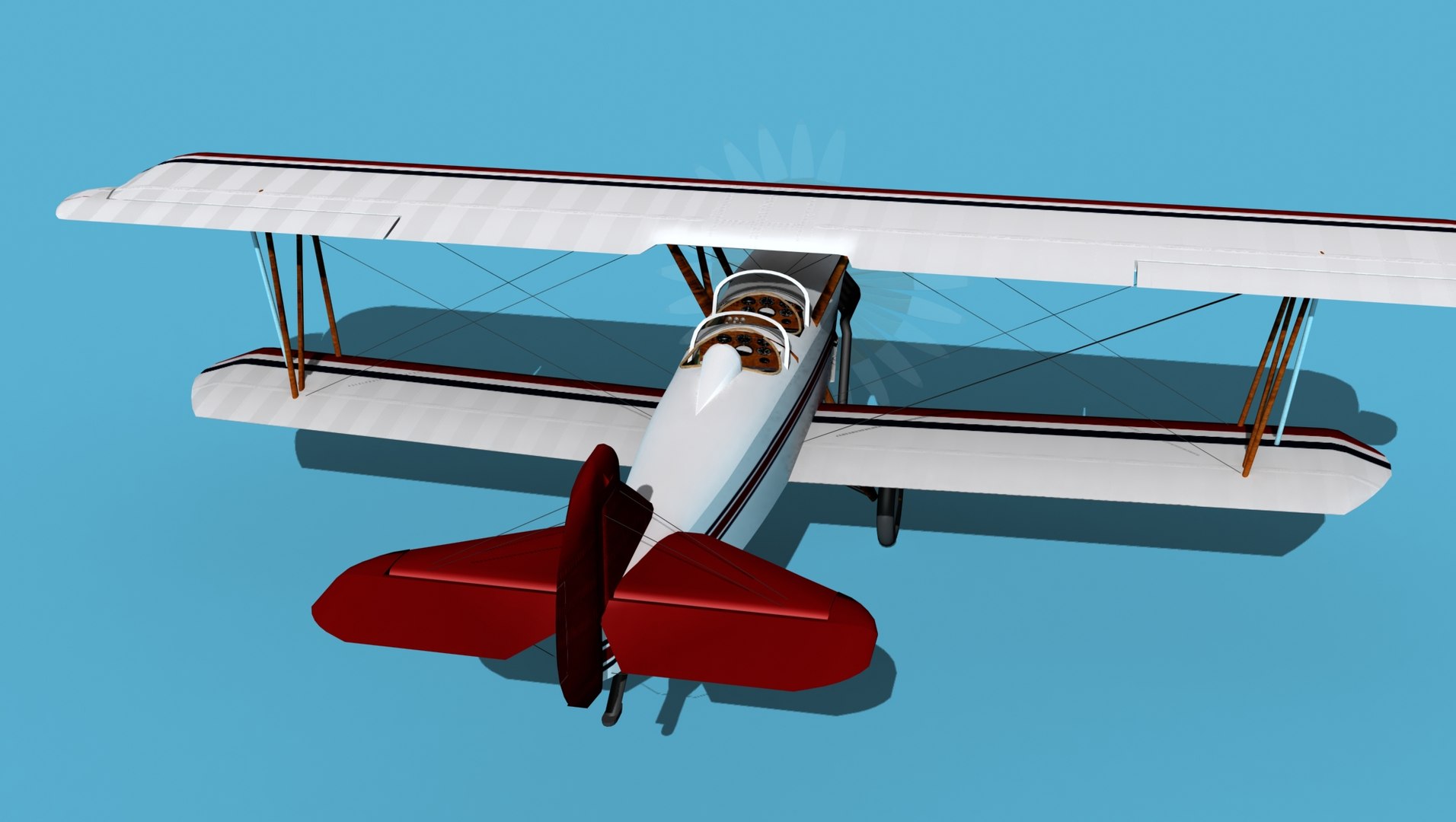 3D Travelair 2000 V07 Model - TurboSquid 1924840