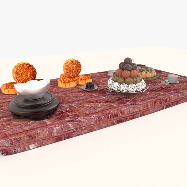 Moon cake 3D - TurboSquid 1331266