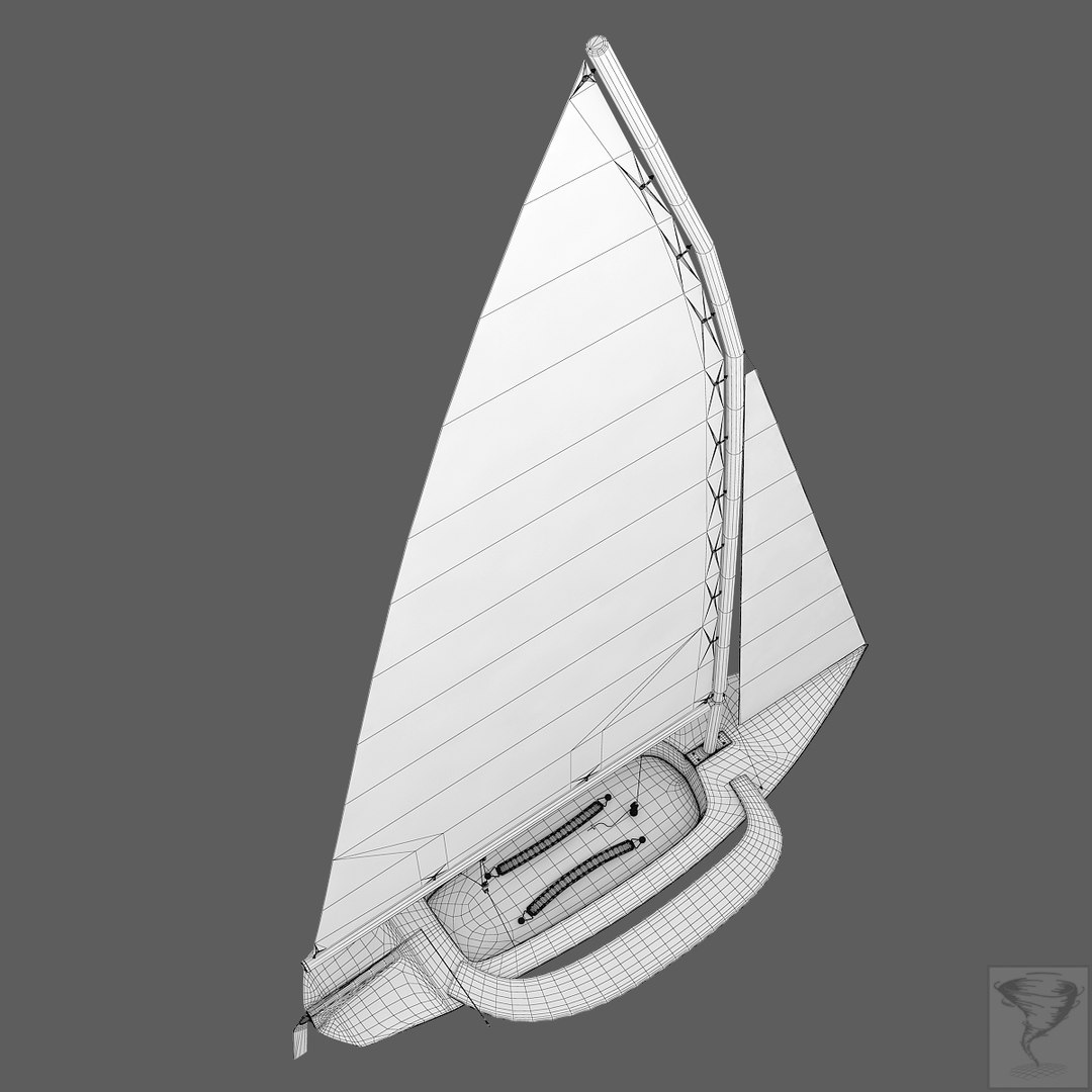 Windsurf - 49er Boat 3d Model