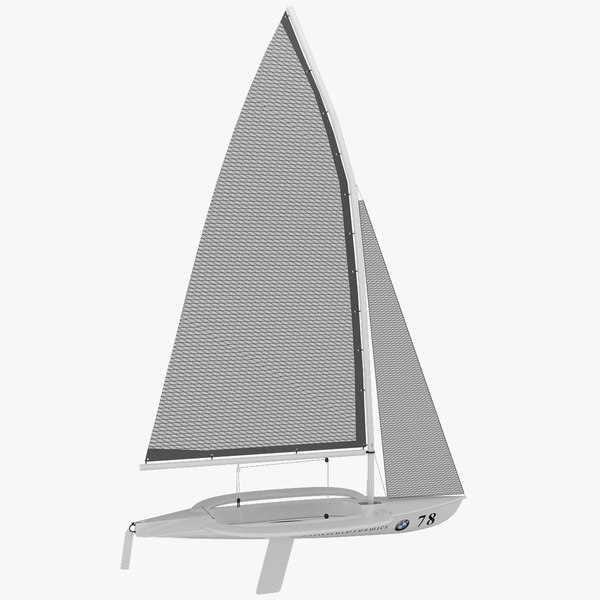 modelo 3d Windsurf - barco de 49Er - TurboSquid 542611