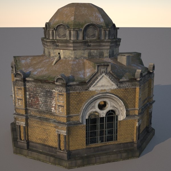 3d old crypt model