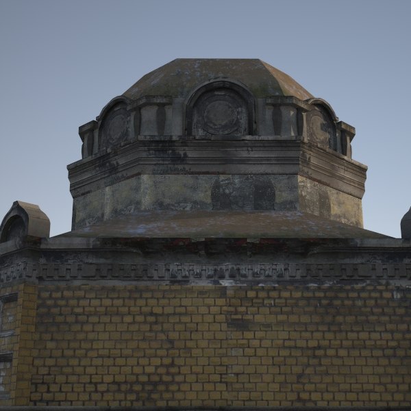 3d old crypt model