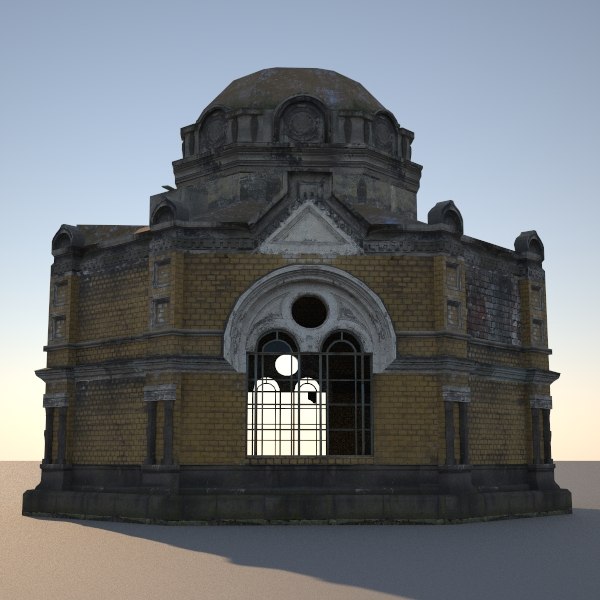 3d old crypt model