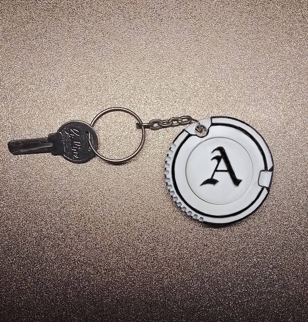 3D Printable A WORD KEYCHAIN model - TurboSquid 2182053