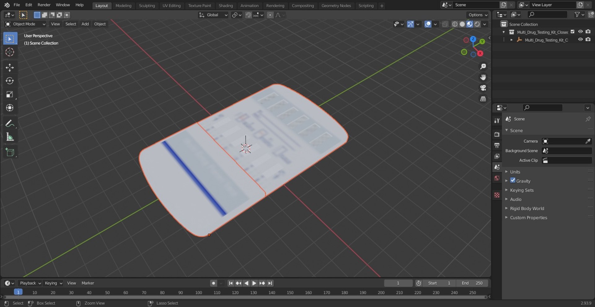 3D Multi-Drug Testing Kit Closed model - TurboSquid 1918623