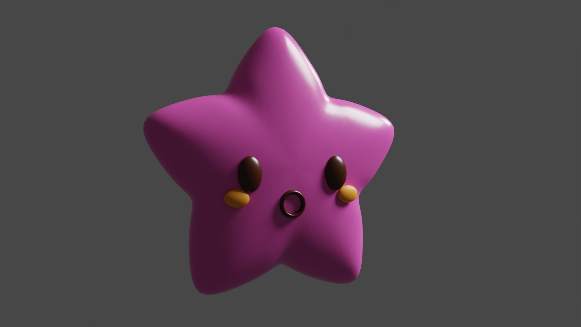 3D star cute - TurboSquid 2101452