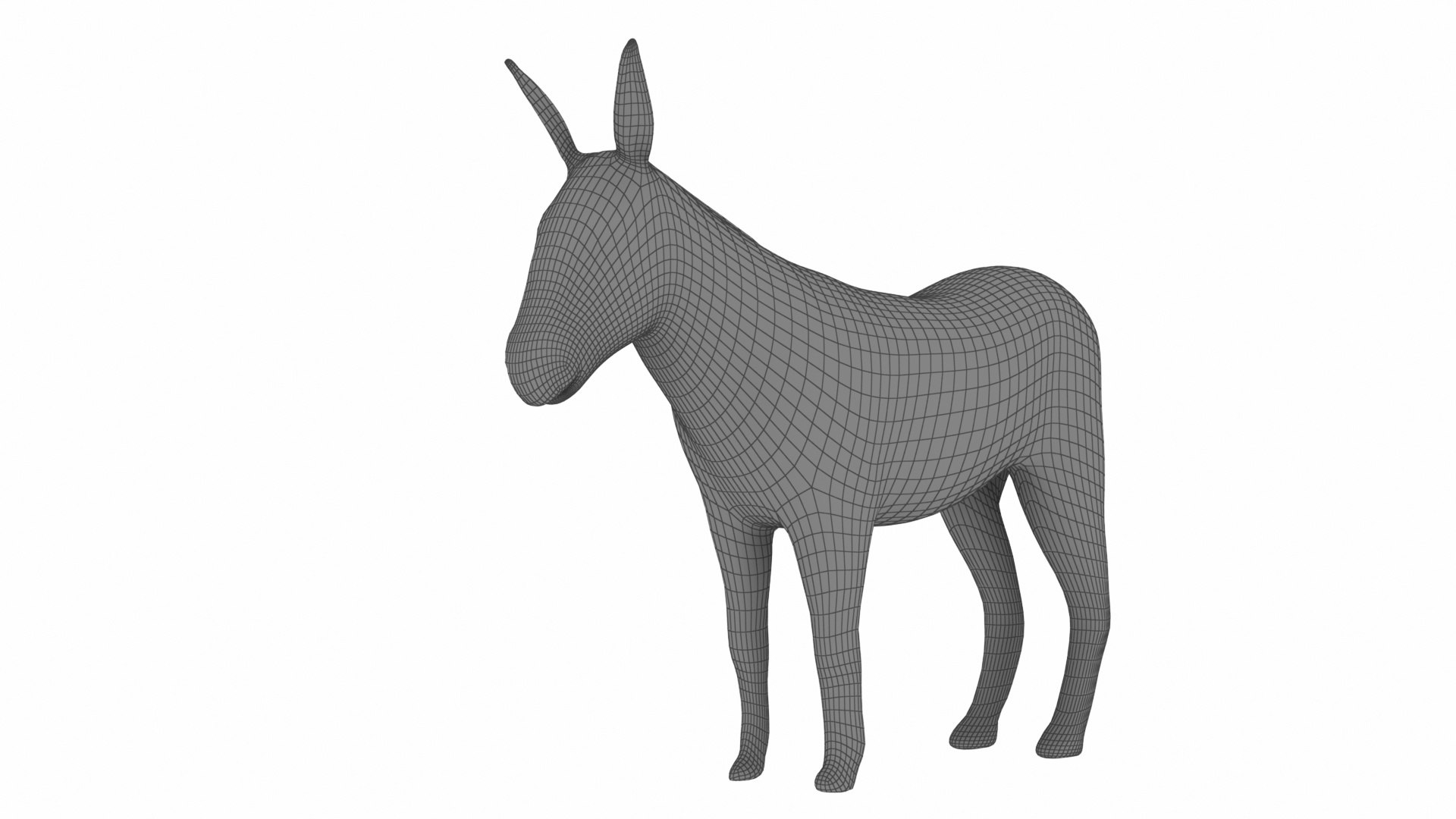 Donkey Gray And Brown 3D - TurboSquid 2328772