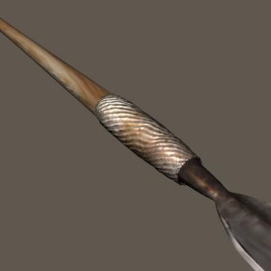 3d Spear Iklwa Model