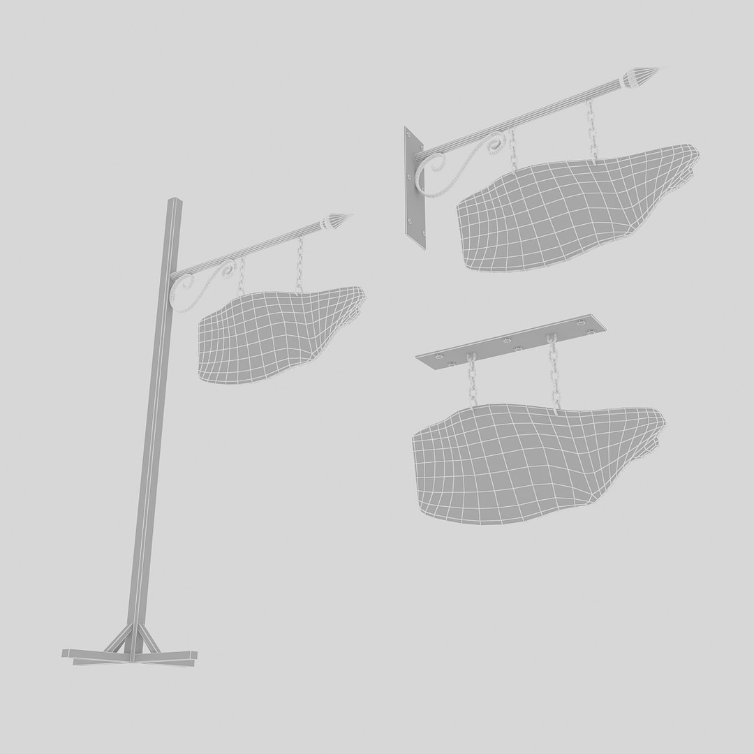 3D Old Wooden Cafe Sign Model - TurboSquid 1650278