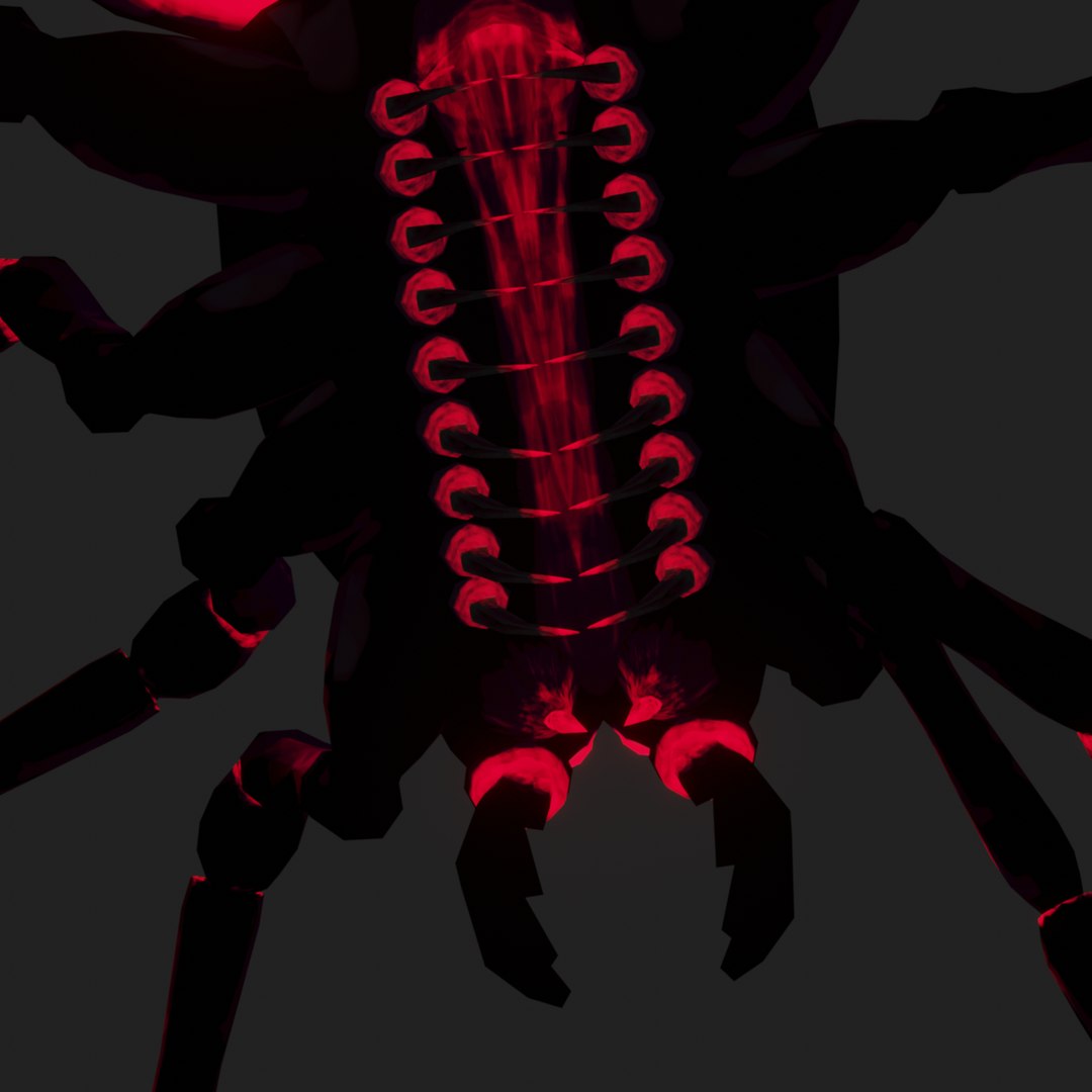The Devour Spider - Rigged And Animated Low-poly 3D Model - TurboSquid ...