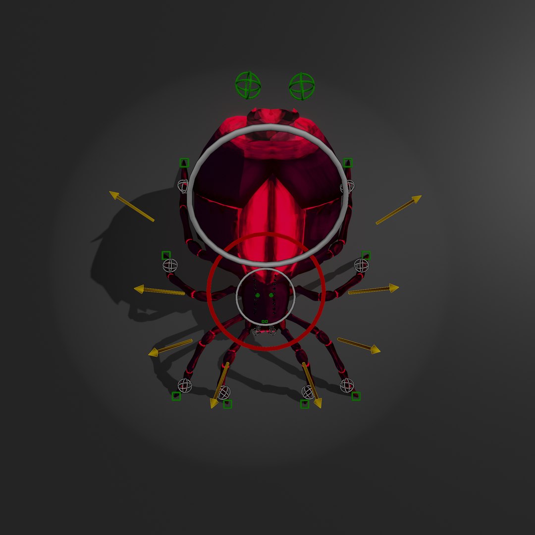 The Devour Spider - Rigged And Animated Low-poly 3D Model - TurboSquid ...