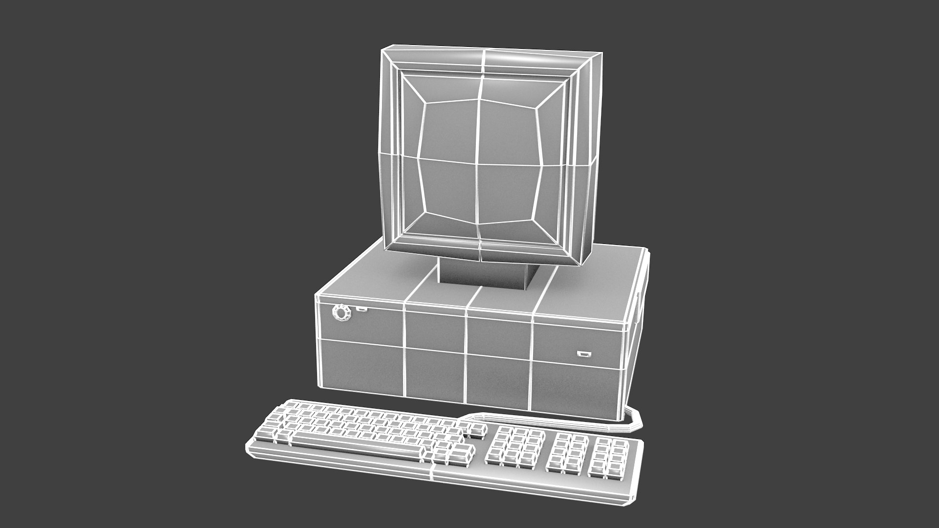 Old Computer 02 Model - TurboSquid 1940049