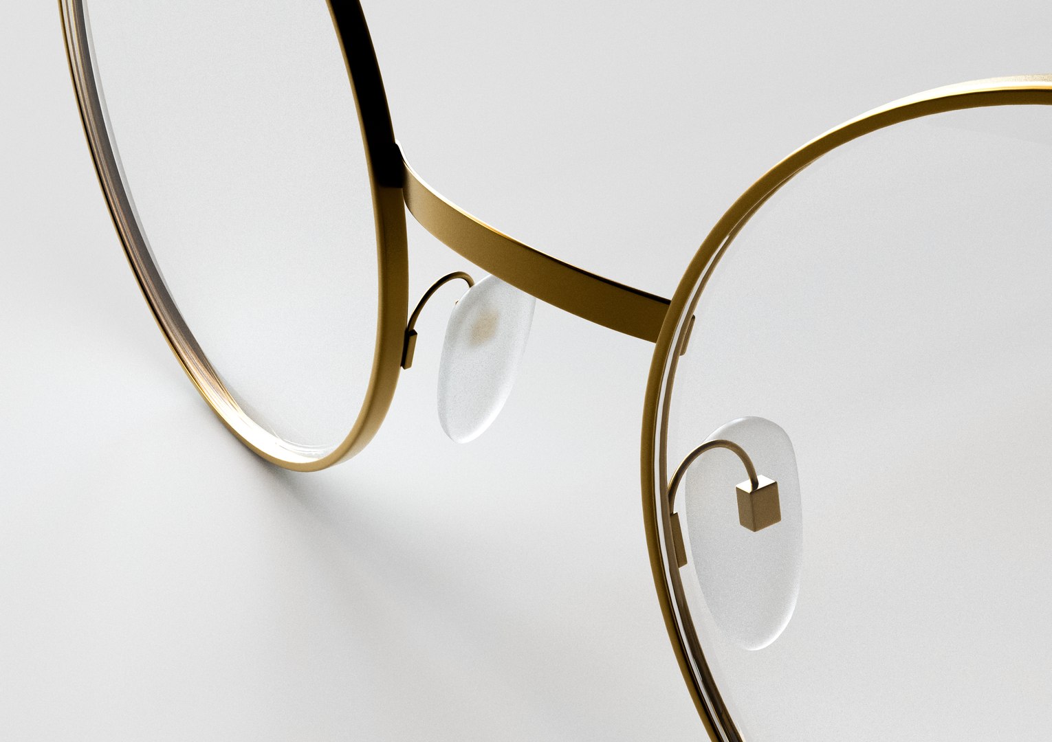 3D Round Reading Glasses Spectacles - TurboSquid 2291099