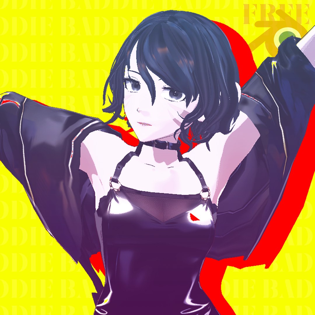 3D Model Anime Furry Baddie Fully Rigged - TurboSquid 2400344