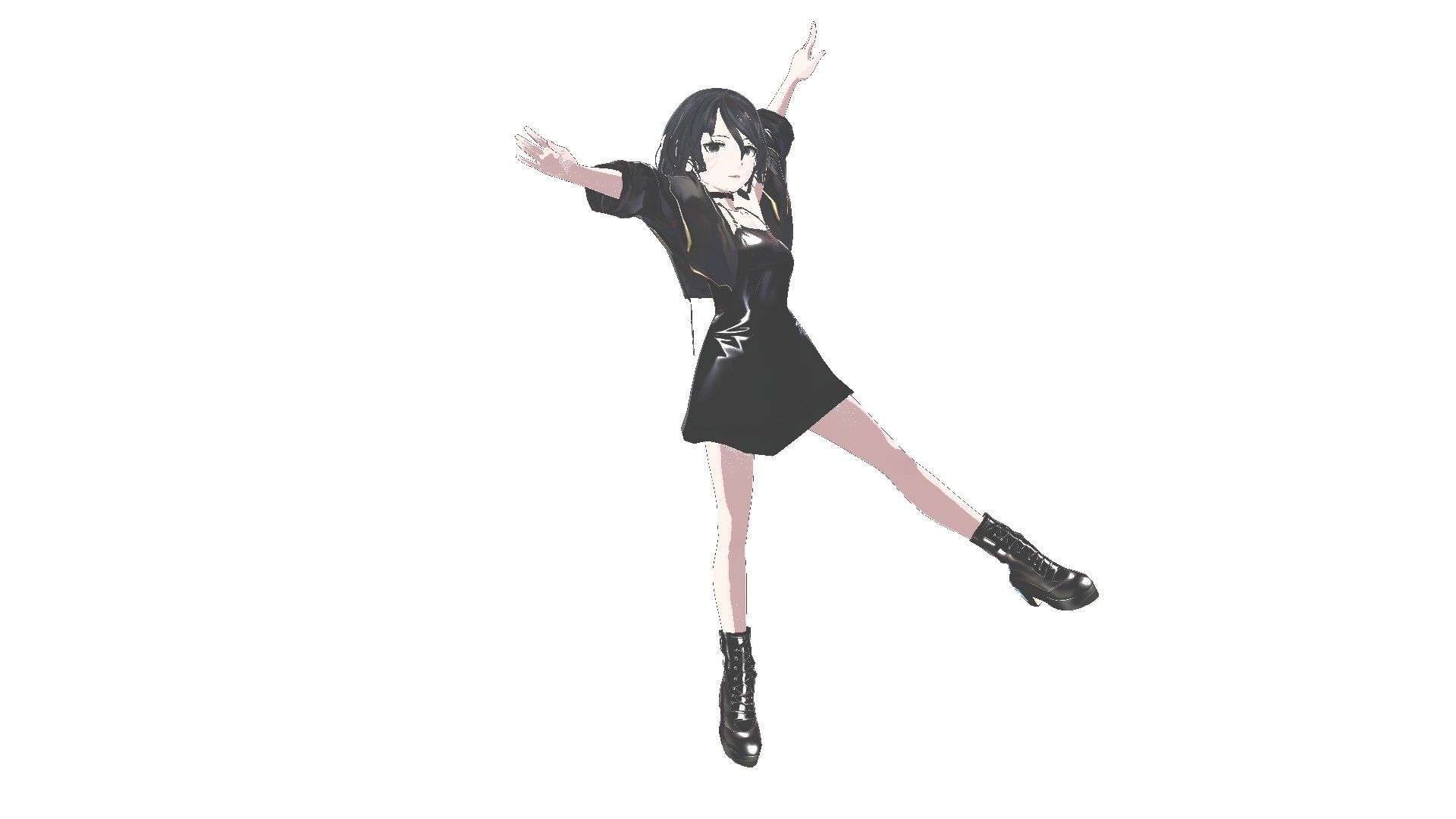 3D Model Anime Furry Baddie Fully Rigged - TurboSquid 2400344