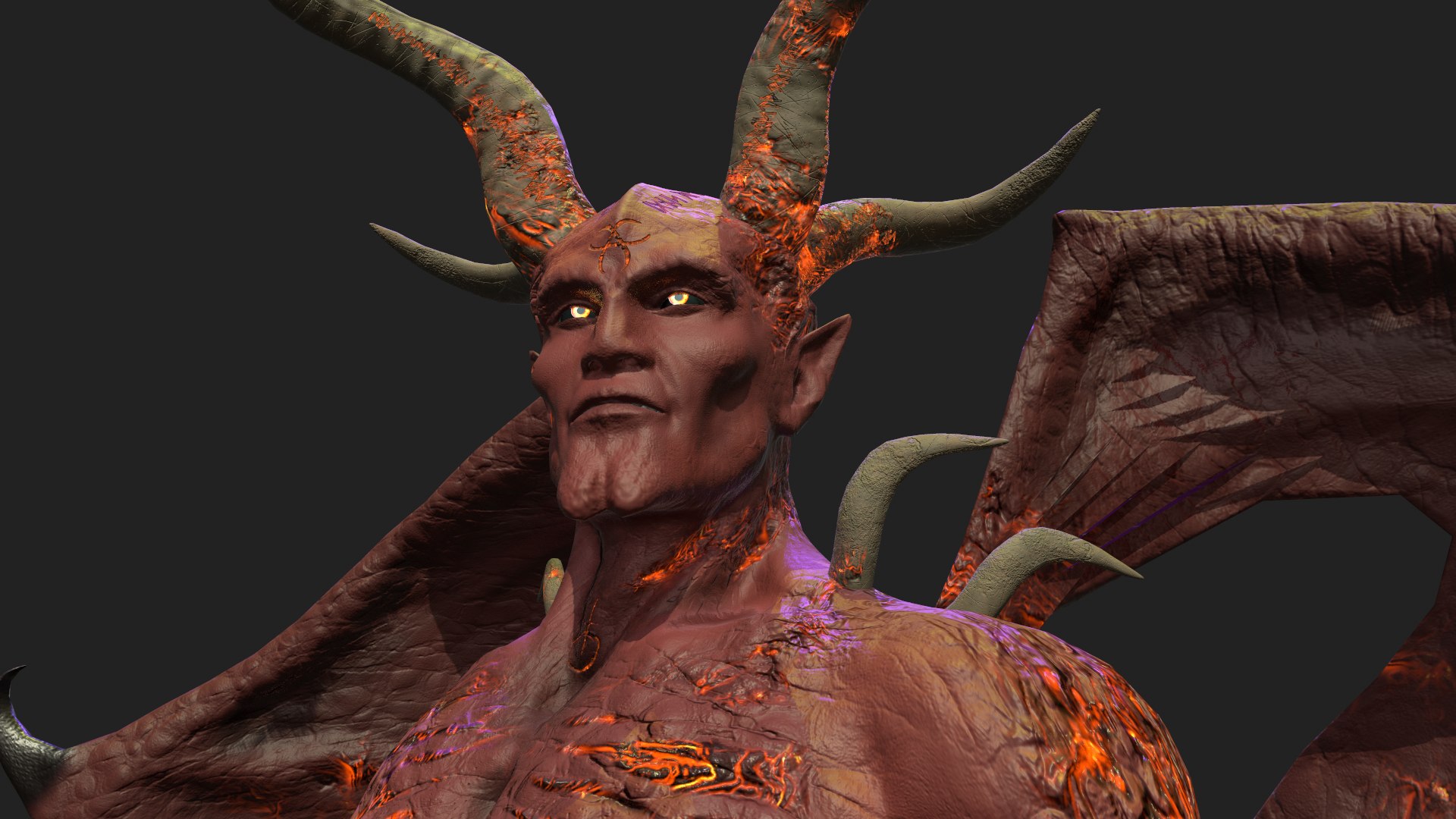 Red Demon 3D Model - TurboSquid 2420926