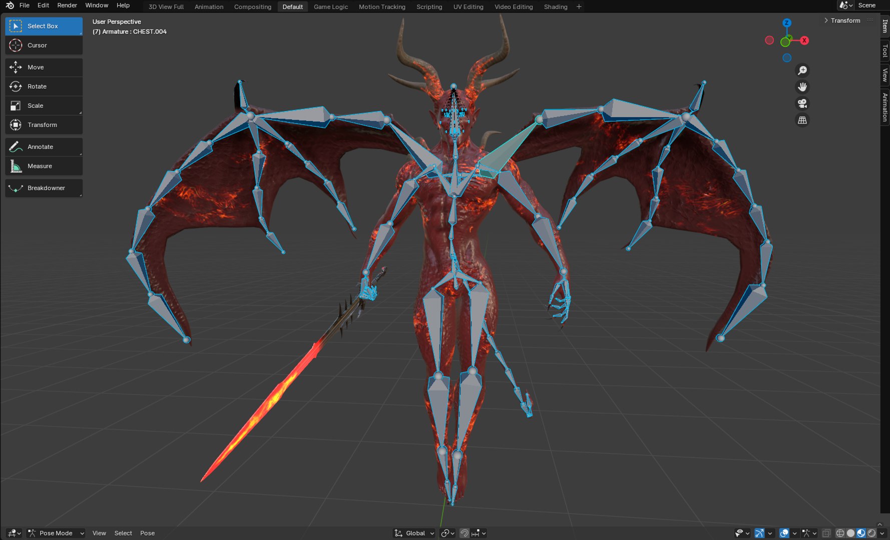 Red Demon 3D Model - TurboSquid 2420926