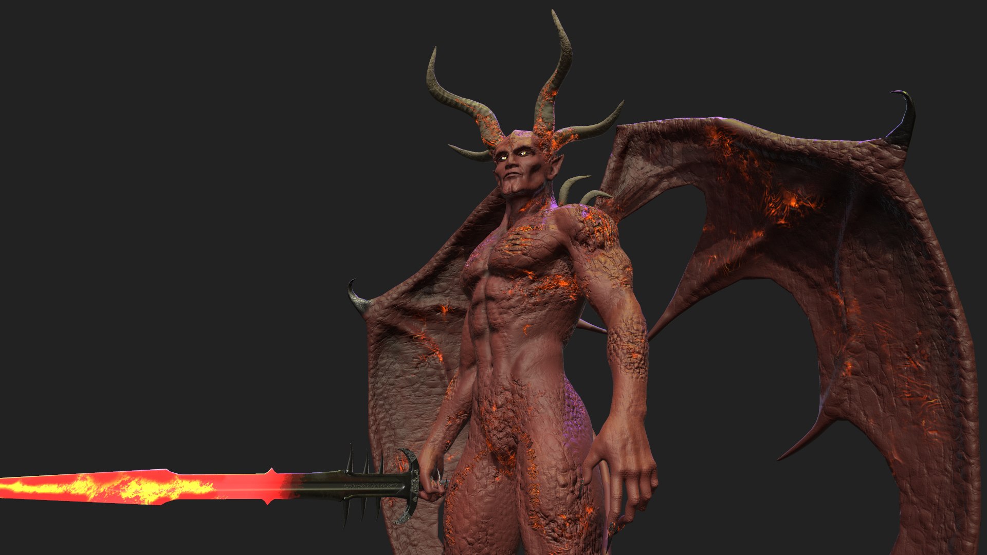Red Demon 3D Model - TurboSquid 2420926