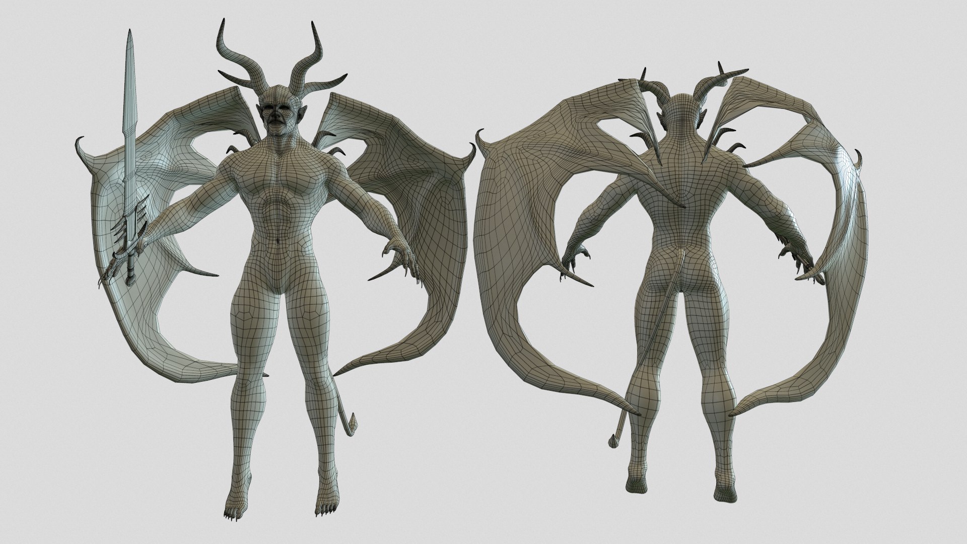 Red Demon 3D Model - TurboSquid 2420926