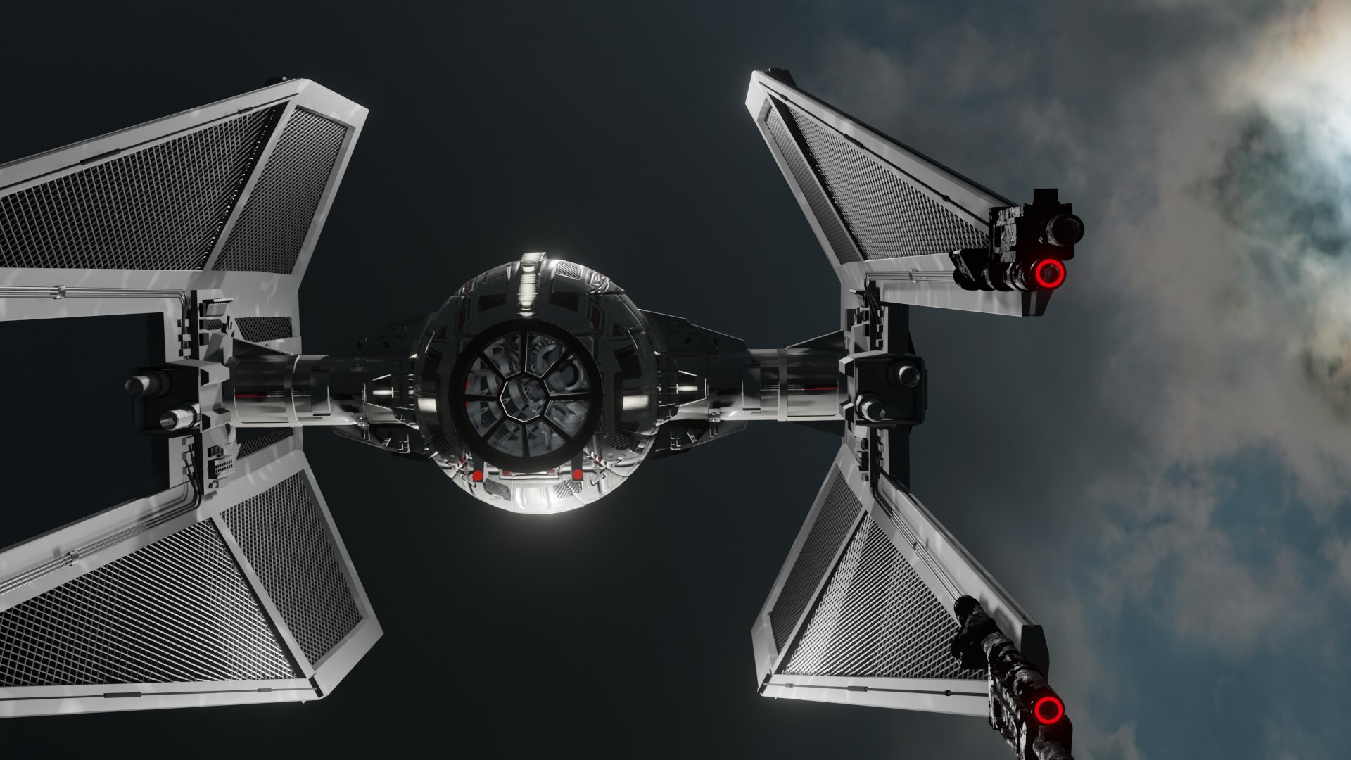 Tie Interceptor StarWars 3D Model - TurboSquid 2014338