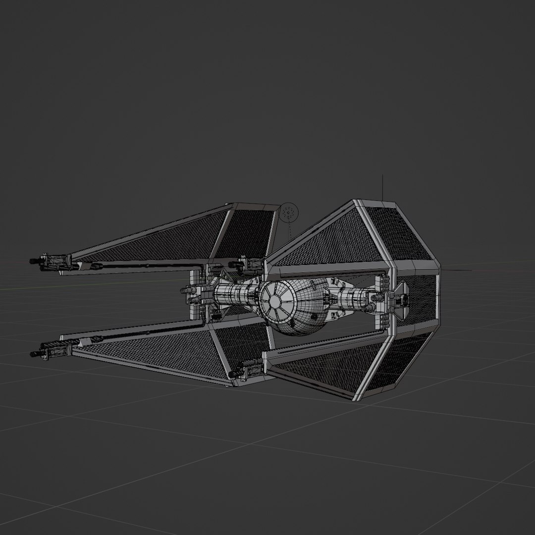Tie Interceptor StarWars 3D Model - TurboSquid 2014338