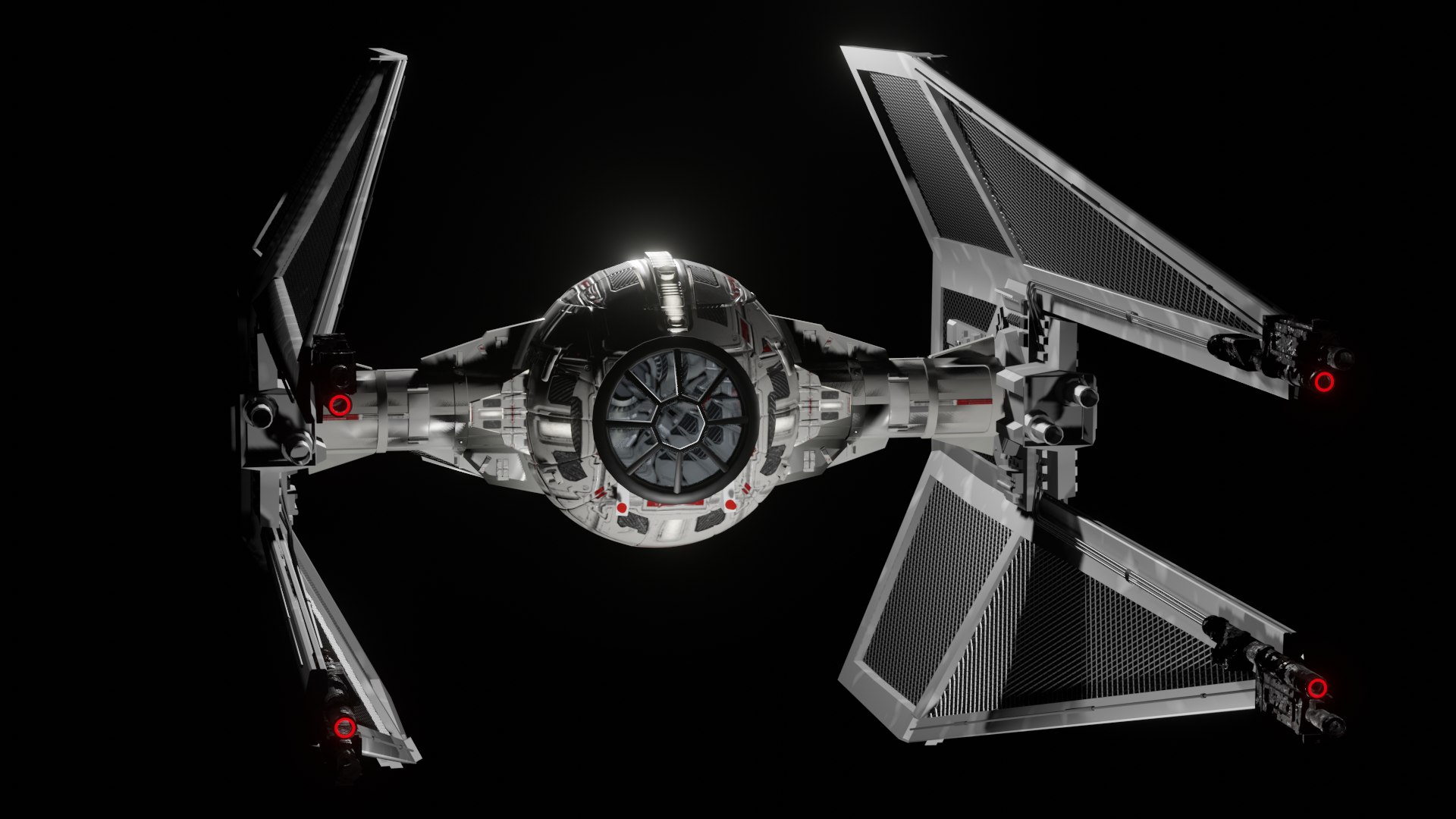 Tie Interceptor StarWars 3D Model - TurboSquid 2014338