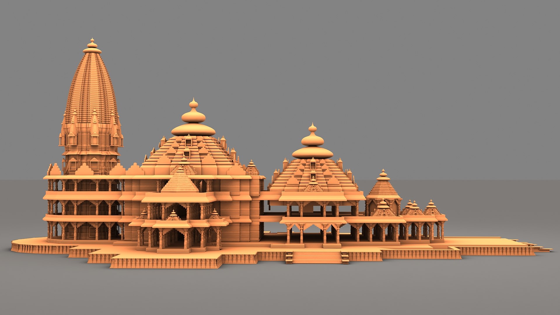 Ram Temple 3D Model - TurboSquid 1883895