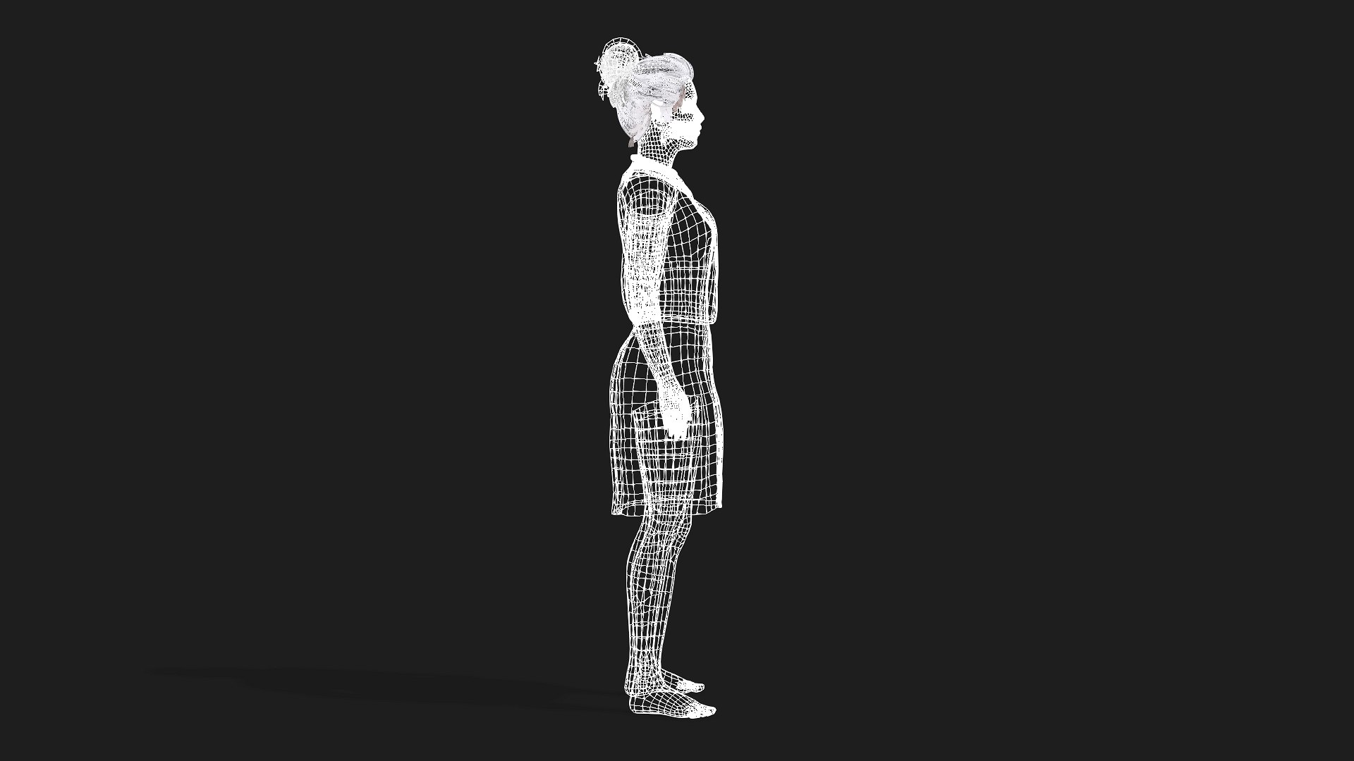 Premium 3d Model Of A Girl 3d Model Turbosquid 2313272