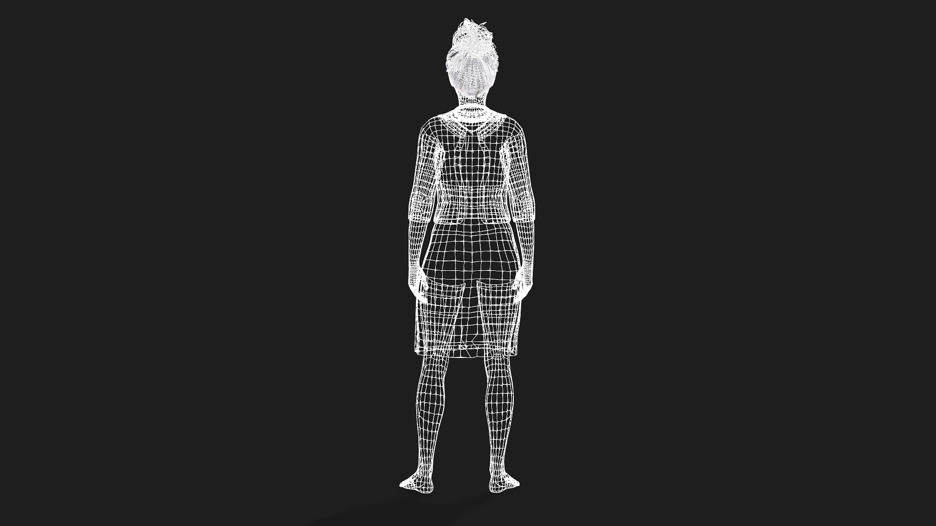 Premium 3d Model Of A Girl 3d Model Turbosquid 2313272