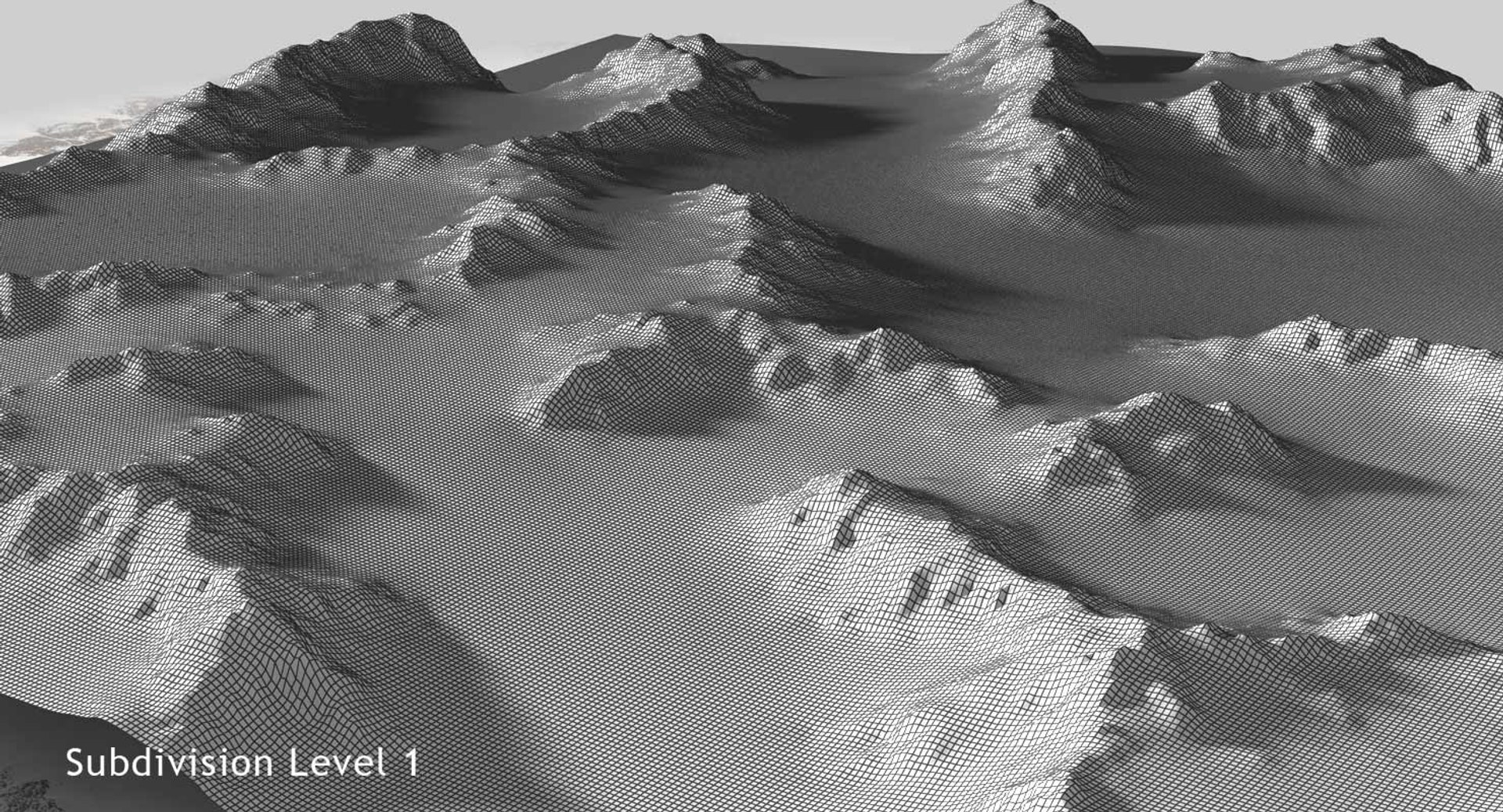 Mountain Range Terrain Landscape 3d Model